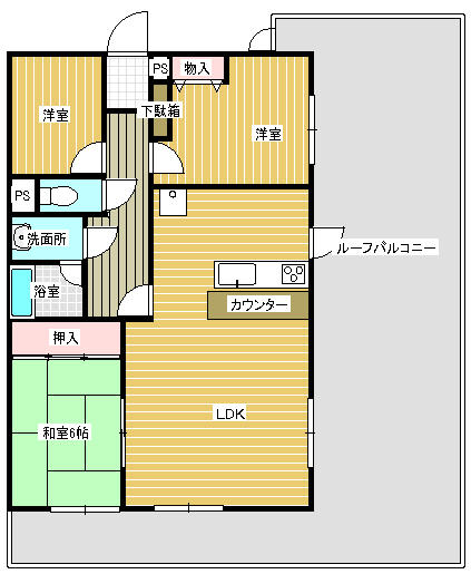 【ハトマークサイト】神奈川県横須賀市小矢部1丁目の ライオンズマンション衣笠公園401 3LDK マンション