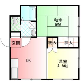 【ハトマークサイト】神奈川県横須賀市久里浜4丁目の アーバンハウス渡辺405 2DK マンション