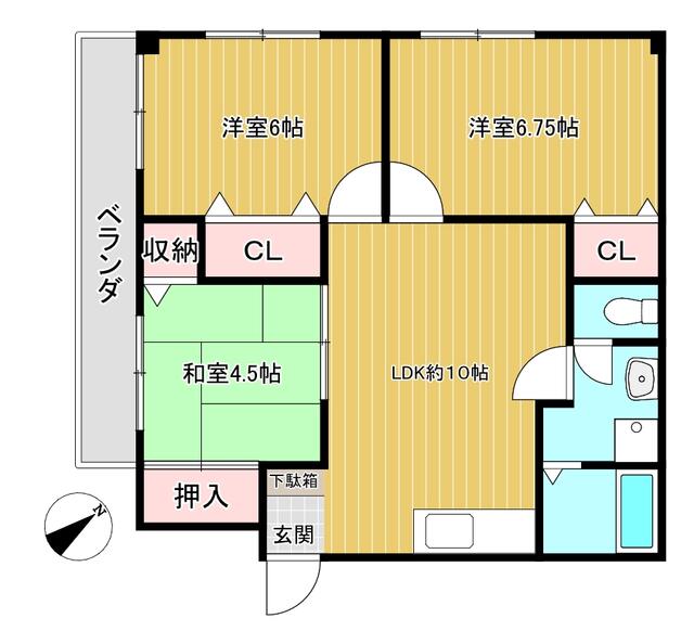 【ハトマークサイト】神奈川県川崎市川崎区渡田1丁目の 保科ビル202 3LDK マンション