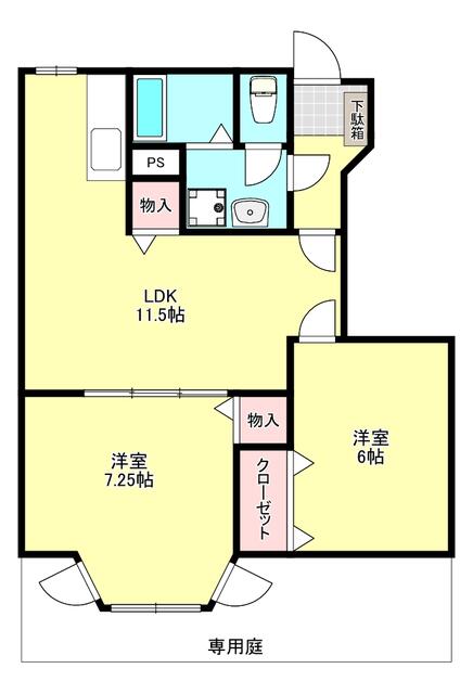 【ハトマークサイト】神奈川県藤沢市本鵠沼4丁目の アデッソ湘南 2LDK アパート