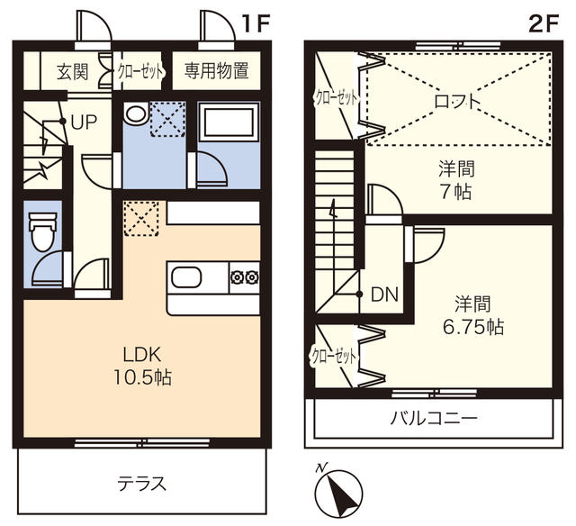 【ハトマークサイト】神奈川県横浜市港北区高田東4丁目の フラッパート 2LDK テラスハウス
