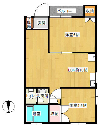 【ハトマークサイト】神奈川県川崎市多摩区菅北浦3丁目の 第2廣田マンション 301 2LDK マンション