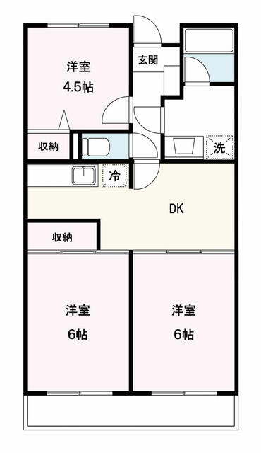 【ハトマークサイト】神奈川県伊勢原市東成瀬の くりぃむマンション302 3DK マンション