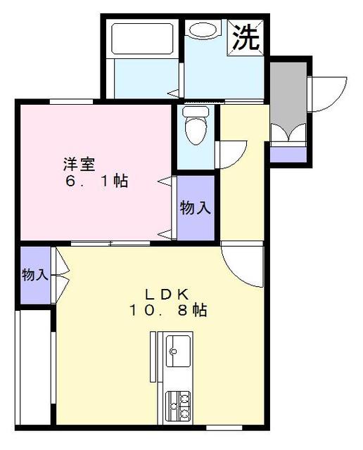 【ハトマークサイト】神奈川県川崎市中原区木月1丁目の ベルネ301 1LDK アパート