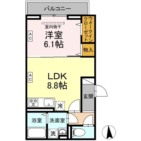 【ハトマークサイト】神奈川県川崎市川崎区旭町2丁目の DPaina旭町（ダイワリビング）305 1LDK アパート
