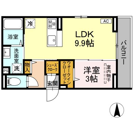 【ハトマークサイト】神奈川県川崎市中原区小杉御殿町2丁目の DPaina小杉陣屋町Ⅱ（ダイワリビング）203 1LDK アパート