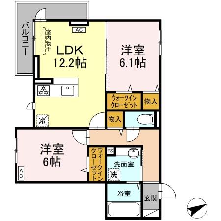 【ハトマークサイト】神奈川県横浜市港北区日吉本町4丁目の シャルマン・ソフィア（ダイワリビング）305 2LDK アパート
