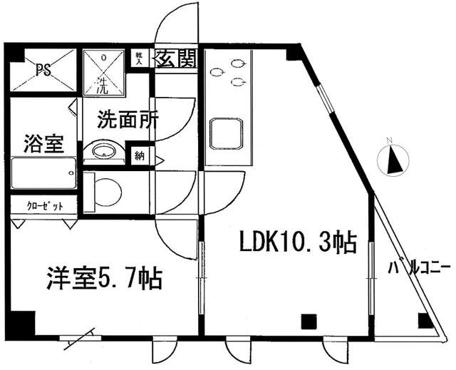 【ハトマークサイト】神奈川県横浜市緑区上山1丁目の アメニティーコート303 1LDK マンション