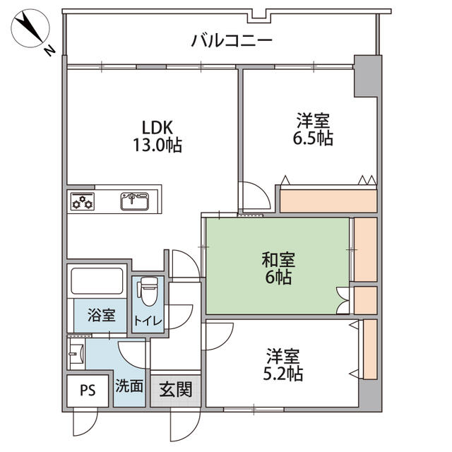 【ハトマークサイト】富山県高岡市出来田の 3LDK 中古マンション
