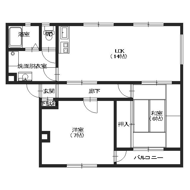 【ハトマークサイト】富山県高岡市井口本江の ソミュール21 2LDK マンション
