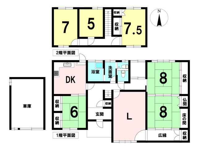 【ハトマークサイト】富山県富山市婦中町笹倉の 6LDK 中古一戸建