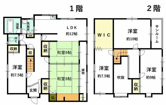 【ハトマークサイト】富山県富山市婦中町笹倉の 富山市婦中町笹倉戸建て 6LDK 中古一戸建