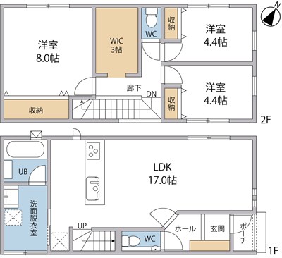【8100.jp(ハトマル.ジェイピー)】石川県金沢市田井町の 3LDK 新築一戸建