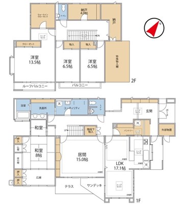 【ハトマークサイト】石川県金沢市旭町2丁目の 5LDK 中古一戸建