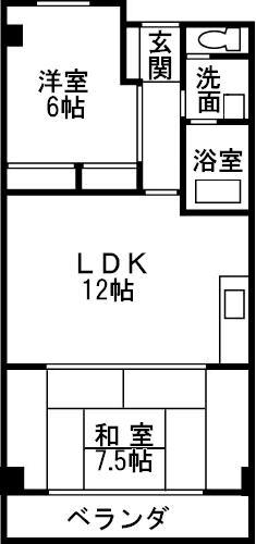 【ハトマークサイト】石川県金沢市西泉4丁目の フォレストN202号室 2LDK マンション