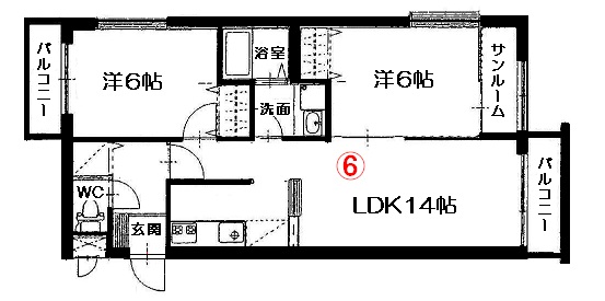【8100.jp(ハトマル.ジェイピー)】石川県野々市市徳用1丁目の プレステージ365306号室 2LDK マンション