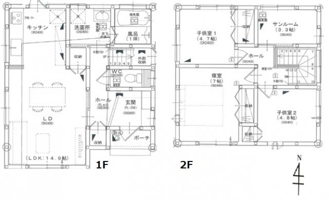 【8100.jp(ハトマル.ジェイピー)】石川県金沢市森山1丁目の 3LDK 中古一戸建