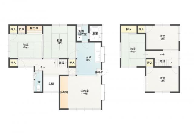 【8100.jp(ハトマル.ジェイピー)】石川県金沢市金市町ニの 5LDK 中古一戸建