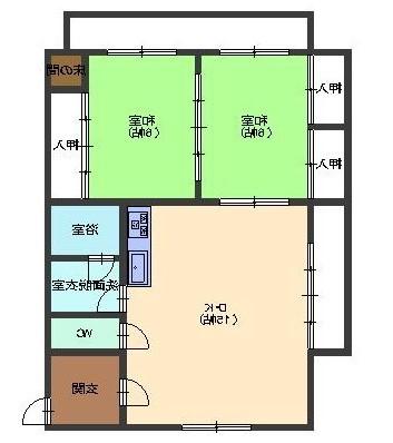 【ハトマークサイト】石川県金沢市山科1丁目の 山科ハイツ 207 2LDK マンション