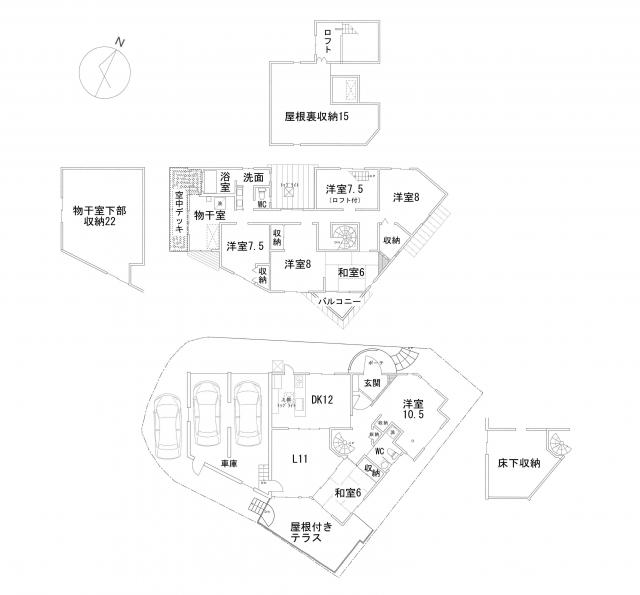 【8100.jp(ハトマル.ジェイピー)】石川県金沢市太陽が丘3丁目の 7LDK 中古一戸建
