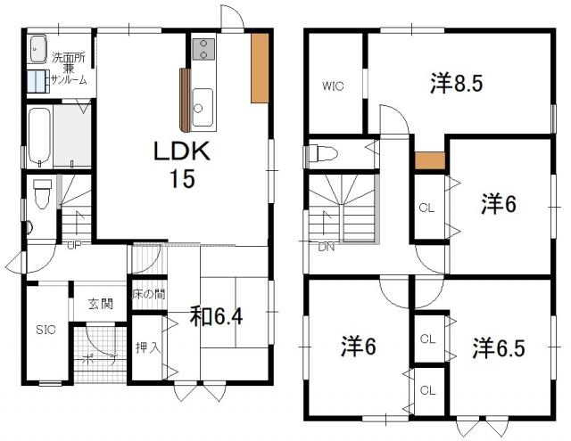 【ハトマークサイト】石川県金沢市小坂町北の 5LDK 新築一戸建