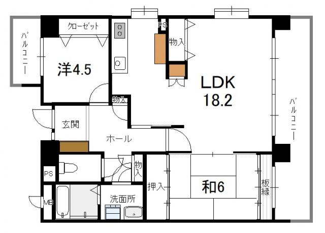【ハトマークサイト】石川県金沢市十間町の ライオンズマンション金沢十間町502 2LDK 中古マンション