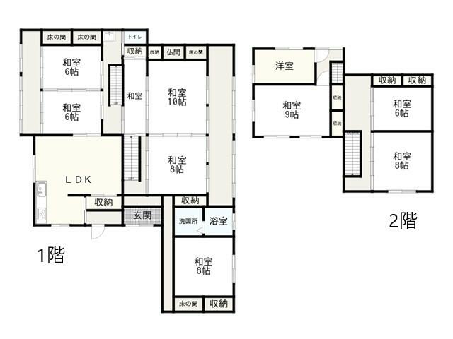 【ハトマークサイト】石川県小松市下八里町の 9LDK 中古一戸建