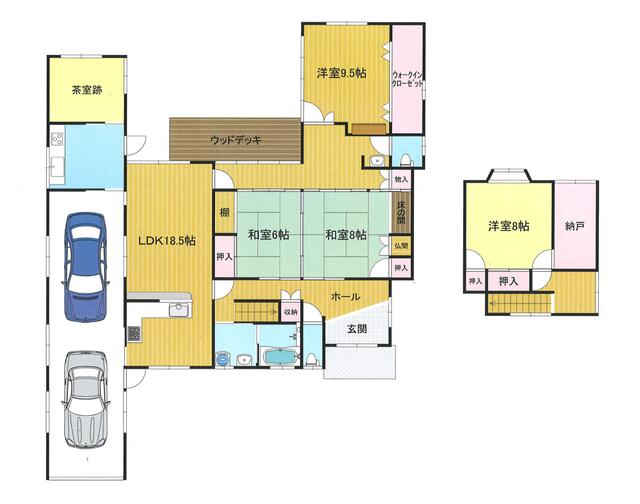 【8100.jp(ハトマル.ジェイピー)】石川県かほく市二ツ屋の 4LDK 中古一戸建