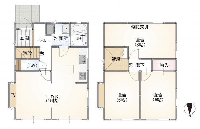 【8100.jp(ハトマル.ジェイピー)】石川県河北郡津幡町字庄の 3LDK 中古一戸建