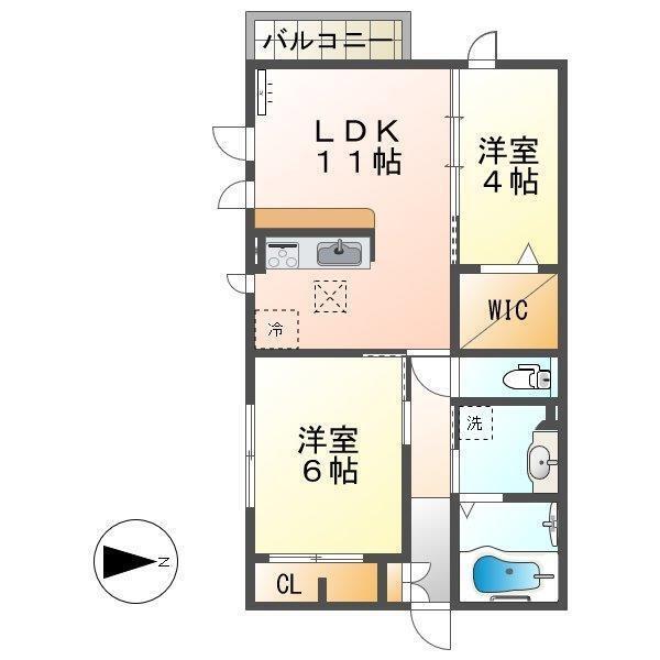 【ハトマークサイト】石川県加賀市山代温泉北部3丁目の リヴェーラ101 2LDK アパート