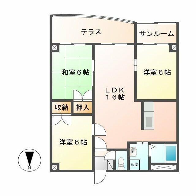 【ハトマークサイト】石川県加賀市小菅波町の ハイライフ加賀203 3LDK マンション