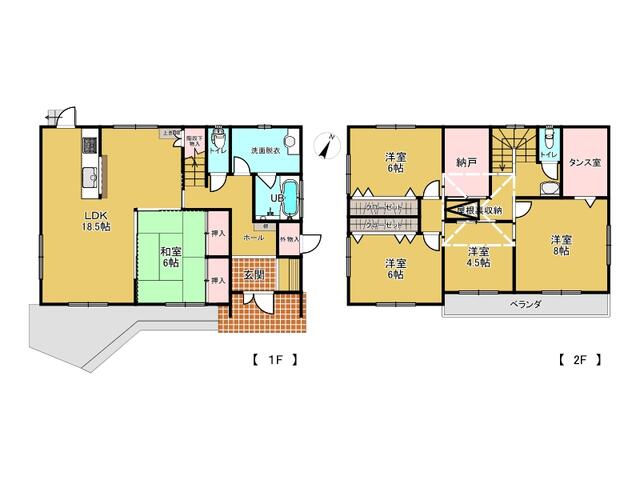 【ハトマークサイト】福井県坂井市三国町緑ケ丘4丁目の 5SLDK 中古一戸建