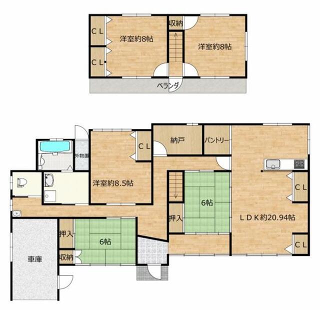 【ハトマークサイト】長野県上水内郡飯綱町大字普光寺の 飯綱町普光寺 5LDK 中古一戸建