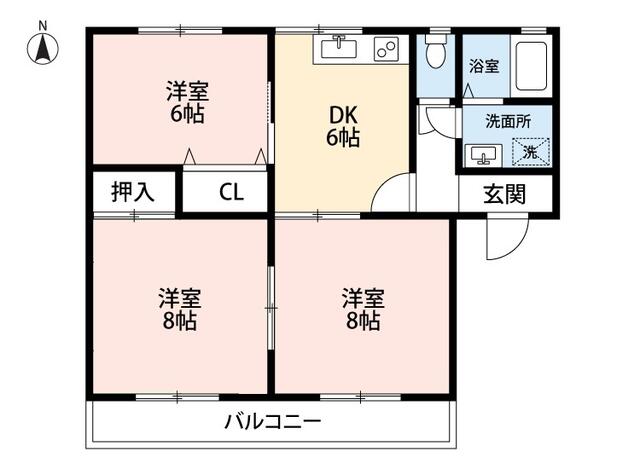 【ハトマークサイト】長野県長野市川中島町原の サンシティー原102 3DK アパート