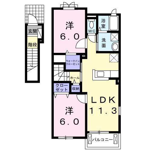 【ハトマークサイト】長野県長野市松代町西条の クワイエット・プレイス善201 2LDK アパート