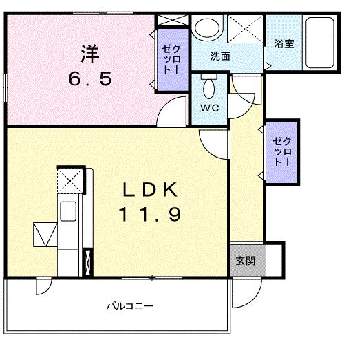 【ハトマークサイト】長野県千曲市大字寂蒔の サニーコートB101 1LDK アパート