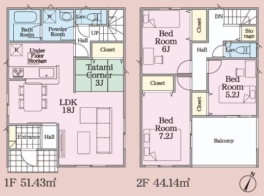 【ハトマークサイト】静岡県静岡市清水区下野緑町の 3LDK 新築一戸建
