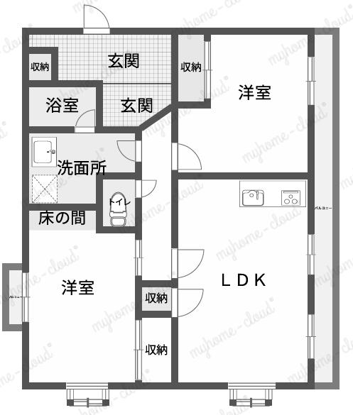 【ハトマークサイト】静岡県藤枝市小石川町2丁目の コンフォート305 2LDK マンション