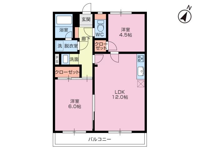 【ハトマークサイト】静岡県沼津市大岡の モントレイ大岡103 2LDK マンション