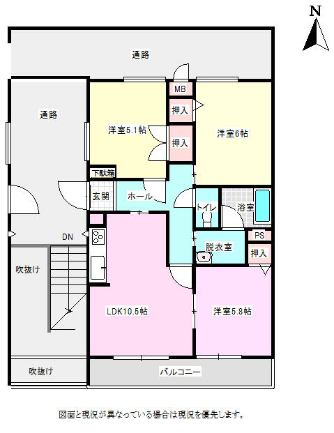 【ハトマークサイト】静岡県駿東郡清水町長沢の コーポアイエス 202 3LDK マンション