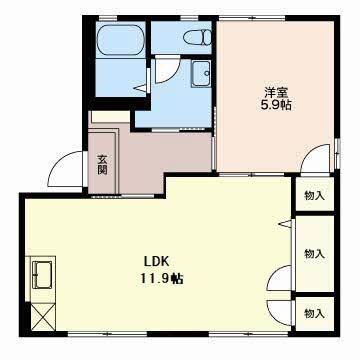 【ハトマークサイト】静岡県菊川市柳3丁目の ブリッサ柳B101 1LDK アパート