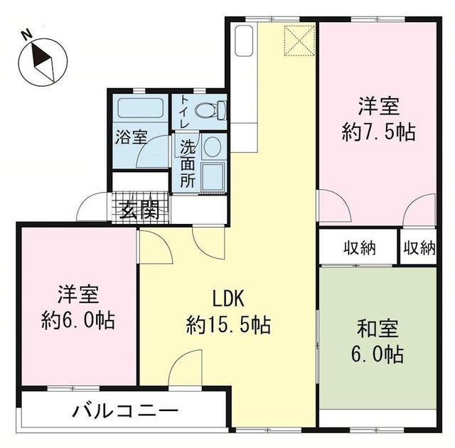 【ハトマークサイト】静岡県裾野市平松の メゾンスズキ 203 3LDK マンション