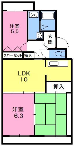 【ハトマークサイト】静岡県島田市御仮屋町の ステイゴールド102 3LDK マンション