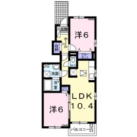 【ハトマークサイト】静岡県湖西市梅田の プラシードオザキ 101 2LDK アパート