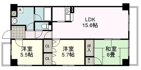 【ハトマークサイト】静岡県静岡市清水区江尻東3丁目の エスペラール清水201 3LDK マンション