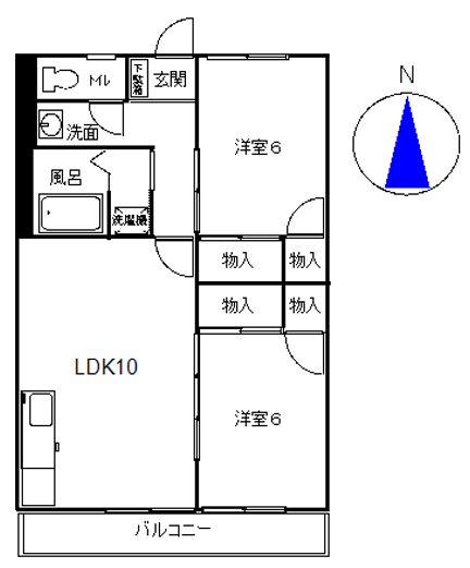 【ハトマークサイト】静岡県藤枝市高岡1丁目の サンセールトモエ102 2LDK アパート