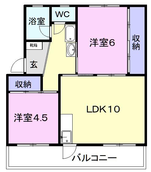 【ハトマークサイト】静岡県富士市中島の メゾン大石302 2LDK マンション