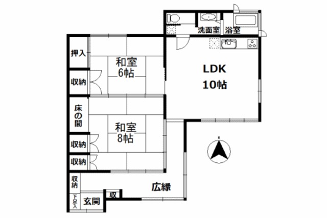 【ハトマークサイト】静岡県熱海市上多賀の 熱海自然郷平屋建て 2LDK 貸家