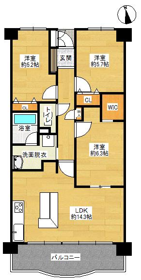 【ハトマークサイト】静岡県浜松市中央区上島3丁目の グランコート上島402 3LDK 中古マンション