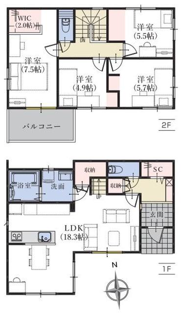 【ハトマークサイト】静岡県静岡市葵区松富1丁目の 4LDK 新築一戸建